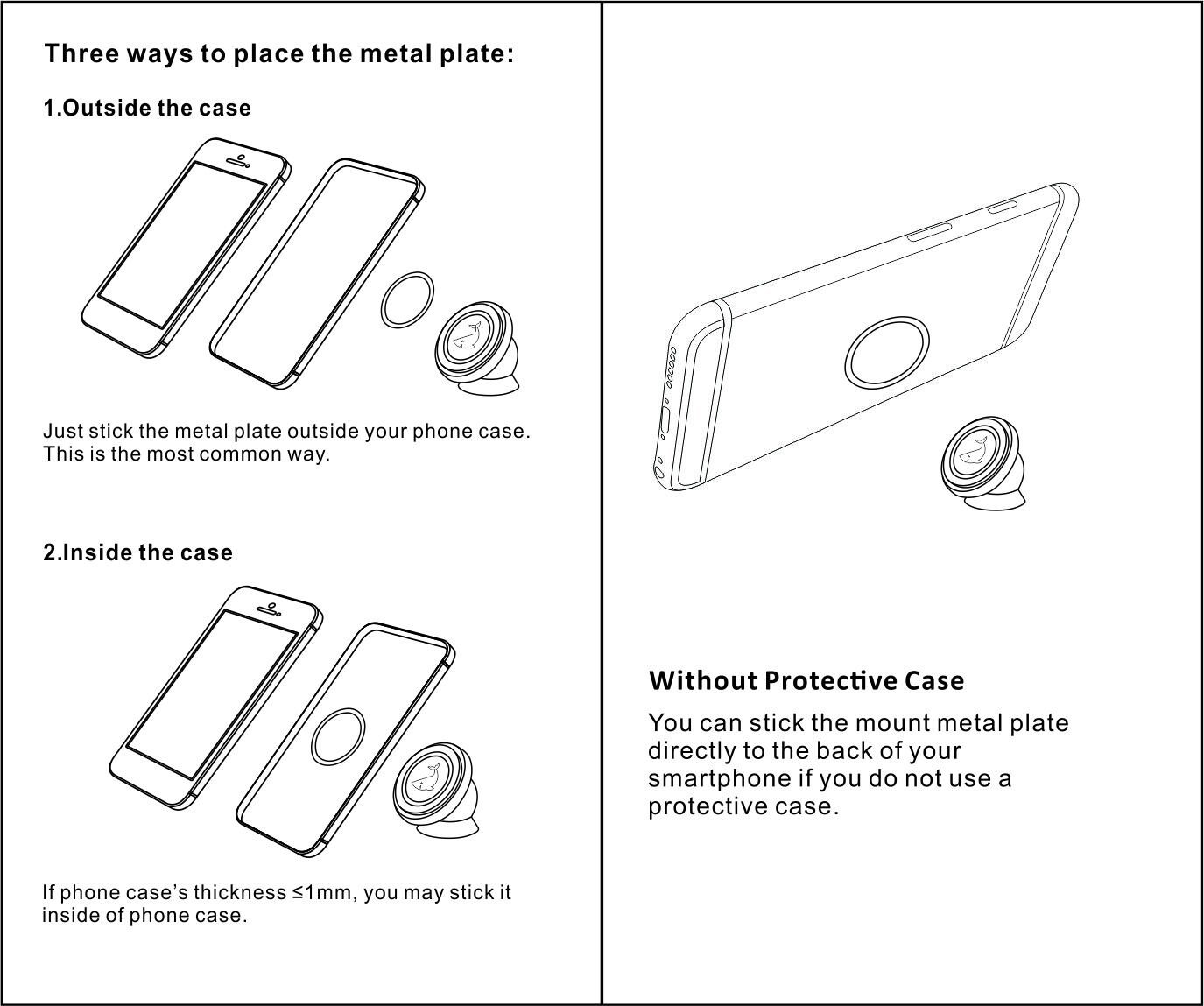 Mobile Phone Holder, Pop-Tech Universal Magnetic Car GPS Mount for iPhone 6 6S Plus 5 Samsung ...